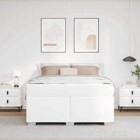 Rám postele Bílá 140 x 200 cm PVC 3399239