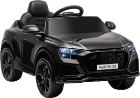 HOMCOM Dětské Elektrické Auto +3 roky Licencované Audi RS Q8 se 6V Baterií, 2 Motory, Dálkovým Ovládáním, Hudbou, MP3, Klaksonem a Světly, Maximální R