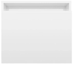 Konferenční stolky bílé vysoký lesk 100x48x40 cm dřevotříska - Default Title