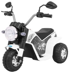 Mamido Dětská elektrická motorka MiniBike bílá JC916
