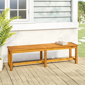 vidaXL Zahradní lavice 150 x 35 x 45 cm masivní akáciové dřevo [319420]