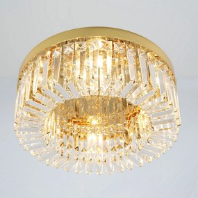 Toolight Toolight, stropní svítidlo 60cm, 8xE14, APP1729-8C, zlatá lesklá, OSW-06355