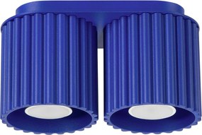 Modré kovové bodové svítidlo 10x21 cm Zora – Sollux