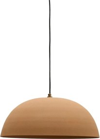 Oranžové kovové závěsné svítidlo ø 46 cm Nibla – Kave Home
