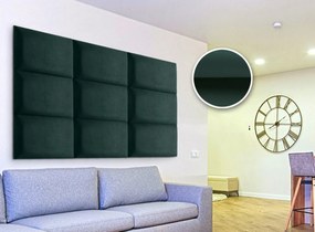 Čalouněný panel Riviera 87 30x60cm tmavě tyrkysová
