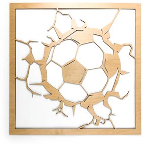 Živá Zeď Dřevěná nástěnná dekorace Fotbalový míč