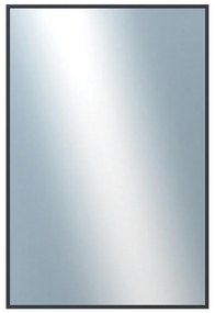 DANTIK - Zarámované zrcadlo - rozměr s rámem cca 40x60 cm z lišty Hliník černá | P01-021 (7001021)