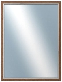 DANTIK - Zarámované zrcadlo - rozměr s rámem cca 60x80 cm z lišty TAIGA hnědá (3107)