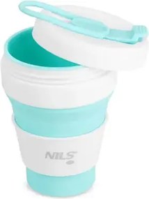 NILS Camp NC4103 355ml mátový / Skládací silikonový hrnek