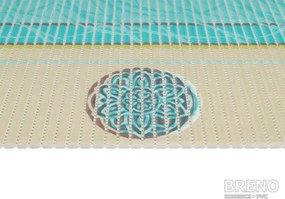 Breno Koupelnová pěnová předložka SOFTY-TEX 79836 mandaly, šíře 65 cm, Vícebarevné