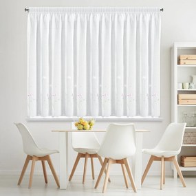 ZÁCLONA NA PÁSCE INESA 350X160 CM KVĚTY