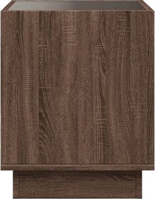Noční stolek s Infinity LED hnědý dub 40 x 40 x 50 cm 3284083
