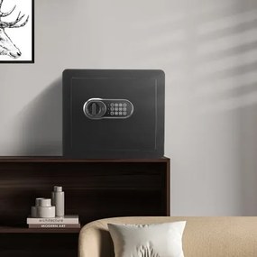 Trezor, 34 l, domácí trezor, ocelový bezpečnostní trezor s digitální klávesnicí a
