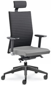 LD seating Element 430-SYS - Kancelářská židle  - černá/šedá