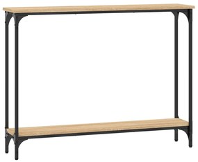Konzolový stolek dub sonoma 100 x 22,5 x 75 cm kompozitní dřevo