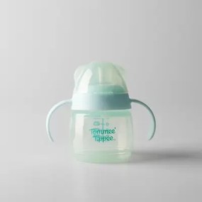 Tommee Tippee Transition netekoucí hrneček s hubičkou 150 ml 4m+ modrá