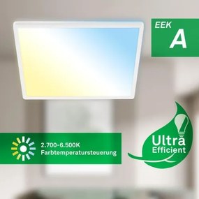 LED svítidlo BRILONER Tava A 42x42cm 14W stmívatelné CCT bílé 3886016