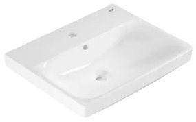 Grohe Euro Ceramic - Umyvadlo 55x44 cm, s přepadem, otvor pro baterii, alpská bílá 102430SH00