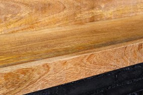 Designová nástěnná police Elegant 140 cm mango