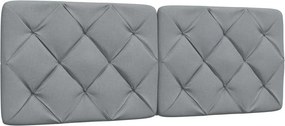 Rám postele bez matrace světle šedá 120 x 200 cm textil 3310587