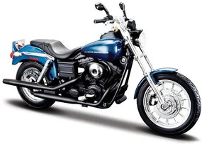 Kovový model maisto motocykl harley davidson 2004 dyna super glide sport