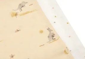 Jollein Kangaroots / Ubrousek mušelínový / 3 ks / 31×31 cm / 100% bavl