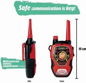 Dickie Vysílačky Walkie Talkie Fun 16 cm 2 ks v setu / 2,4 GHz / dosah