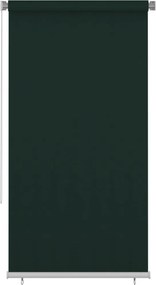 Venkovní roleta 125 (Š) x 230 (V) cm tmavě zelená HDPE 312825