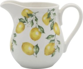Porcelánový džbánek s citróny Maison Limone Blossom - 8*10 cm / 290 ml