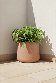 Květináč TROPICO, sklolaminát, výška 38 cm, oranžová
