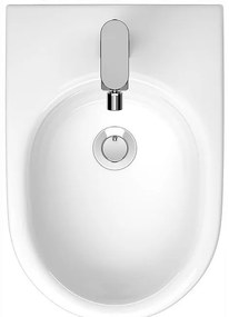 Cersanit Larga Oval, závěsný bidet CleanOn, bílá, K120-006