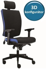Kancelářská židle LARA VIP - nosnost 130 kg - výběr barevného provedení - 3D1912
