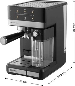 Sencor SES 4060BK Espresso - pákové espresso