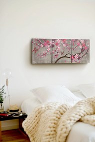 Malvis ® Obraz Stylizovaná sakura ROZMĚR (šířka x výška): jednodílný obdélník 90x60 cm