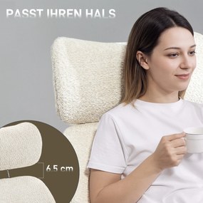 Ergonomická kancelářská židle HOMCOM, otočná židle k psacímu stolu s nastavitelnou výškou, nastavitelnou opěrkou hlavy, područkami a funkcí náklonu —…
