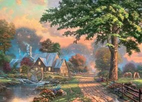 SCHMIDT Puzzle Jednoduší časy II. / 1000 dílků / dřevěné / od 12 let