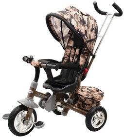 Dětská tříkolka Baby Mix 3v1 TYPHOON 360° army Multicolor