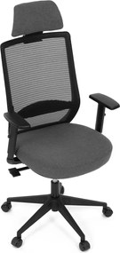 Ergonomická kancelářská židle AURELIE - černá síťovina