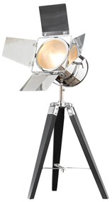 Noble Home Stojací lampa MOVIE, 65 cm, černá, chrom