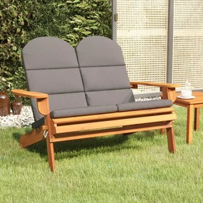 vidaXL Zahradní lavice Adirondack s poduškami 126 cm masivní akácie