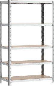 Dílenský regál Wiltec – 120 × 50 × 204 cm, 200 kg (62863)