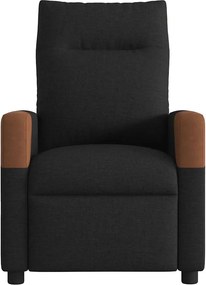 Elektrické polohovací křeslo černé textil 3323992