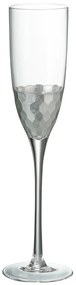 Sklenička na šampaňské Silver - Ø 7*26 cm
