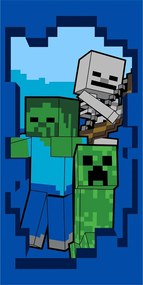 Jerry Fabrics dětská osuška Minecraft Beware, 70x140 cm