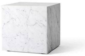Plinth Cubic white marble carrara Audo (MENU)