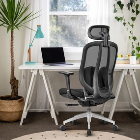 Ergonomická síťovaná kancelářská židle MOSH Airflow 616 – černá