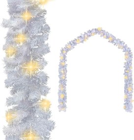 Vánoční girlanda s LED světýlky 20 m bílá 284313