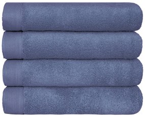 SCANquilt modalový ručník MODAL SOFT modrá denim ručník 50 x 100 cm