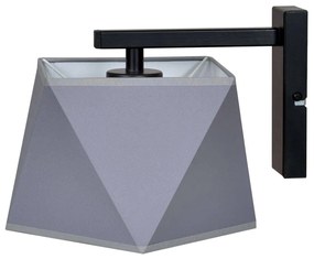 Nástěnné svítidlo Diamond, 1x textilní stínítko (výběr z 5 barev)