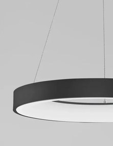 LED lustr Rando Thin 60 4000K černé